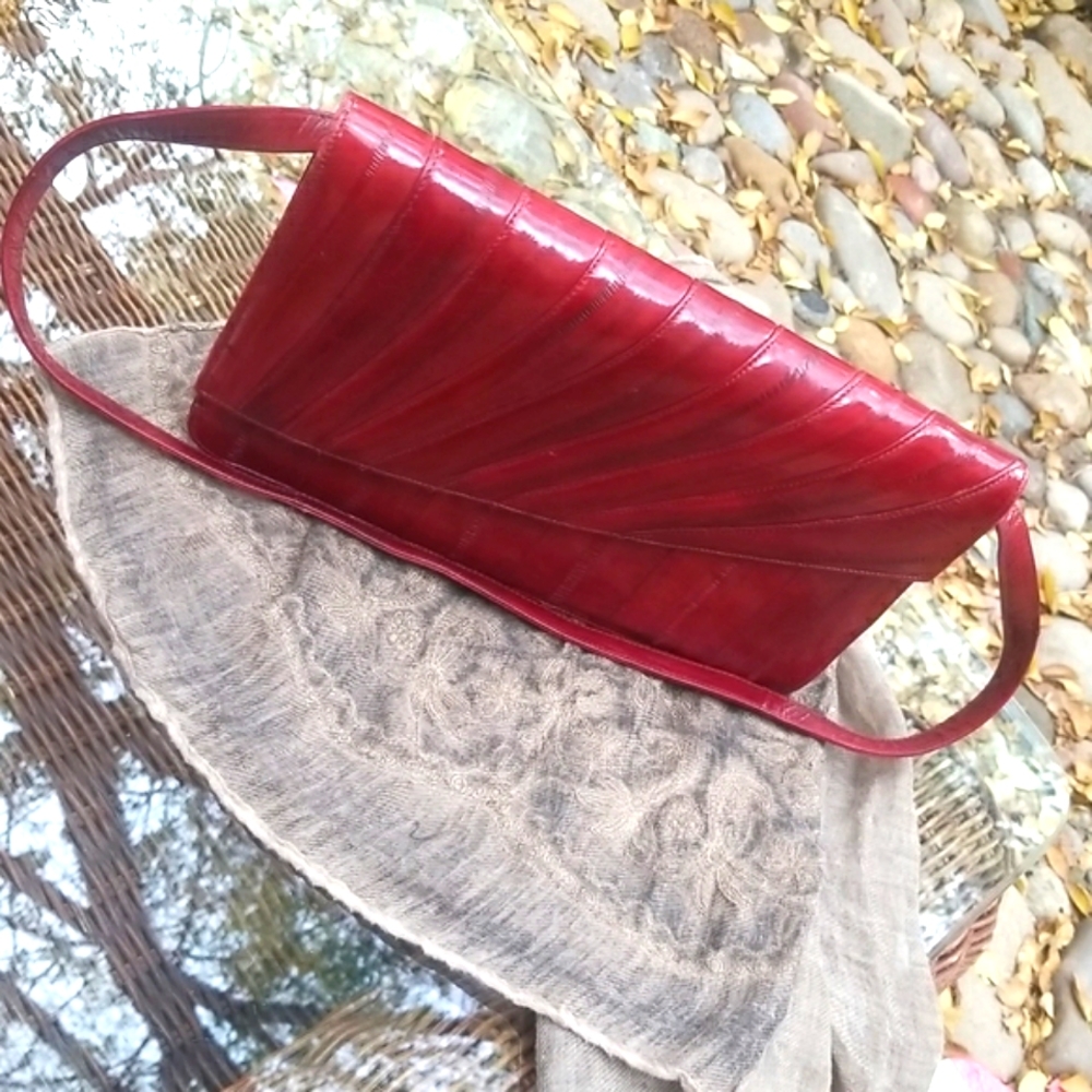 Genuine Eel Skin Bag - Gem